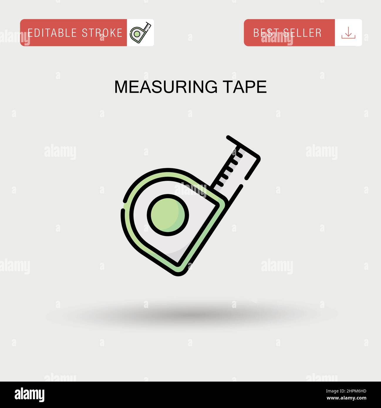Steel tape measure Stock Vector Images - Alamy