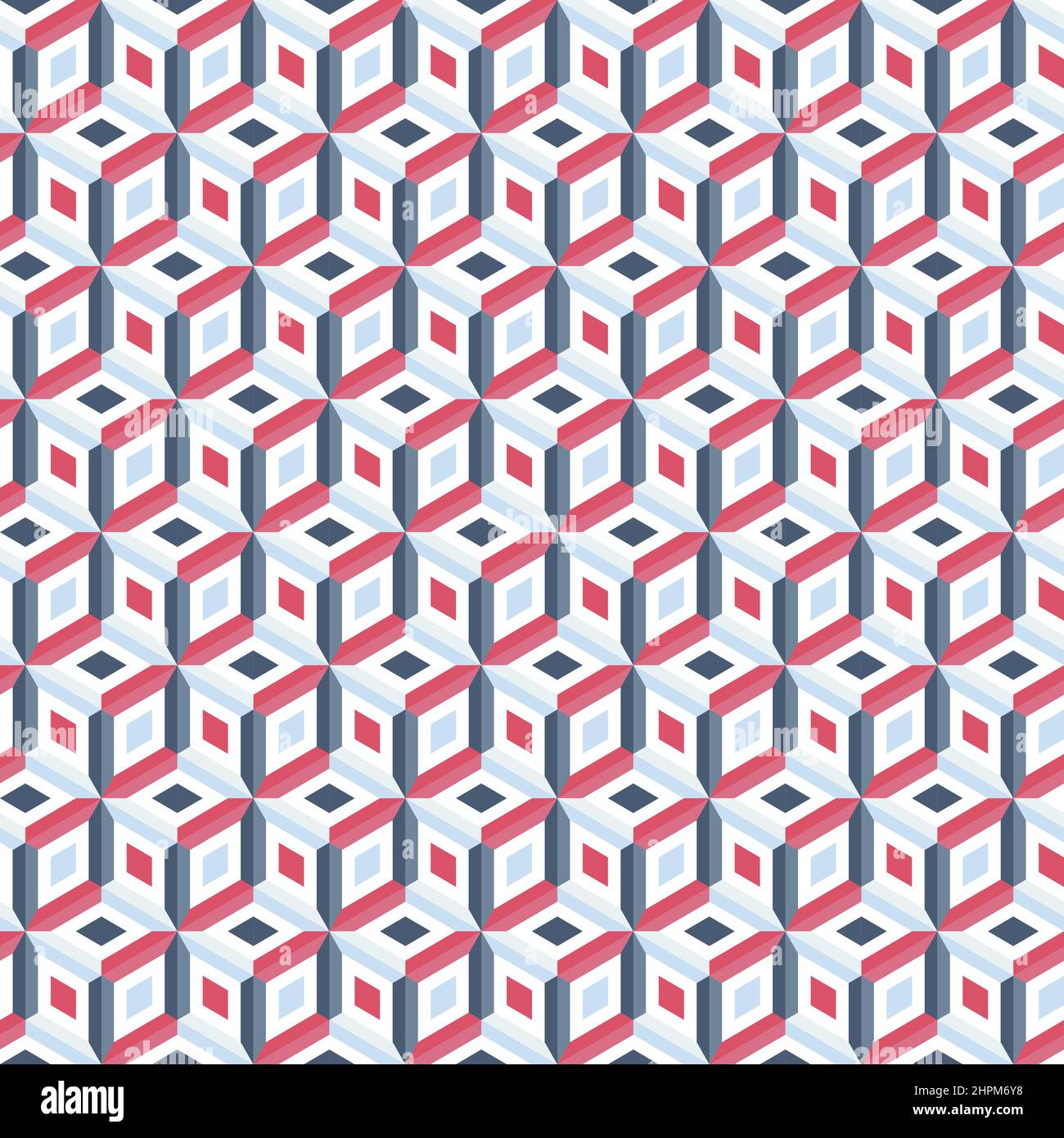 Elegant trendy hexagonal vector seamless pattern design for textile and ...