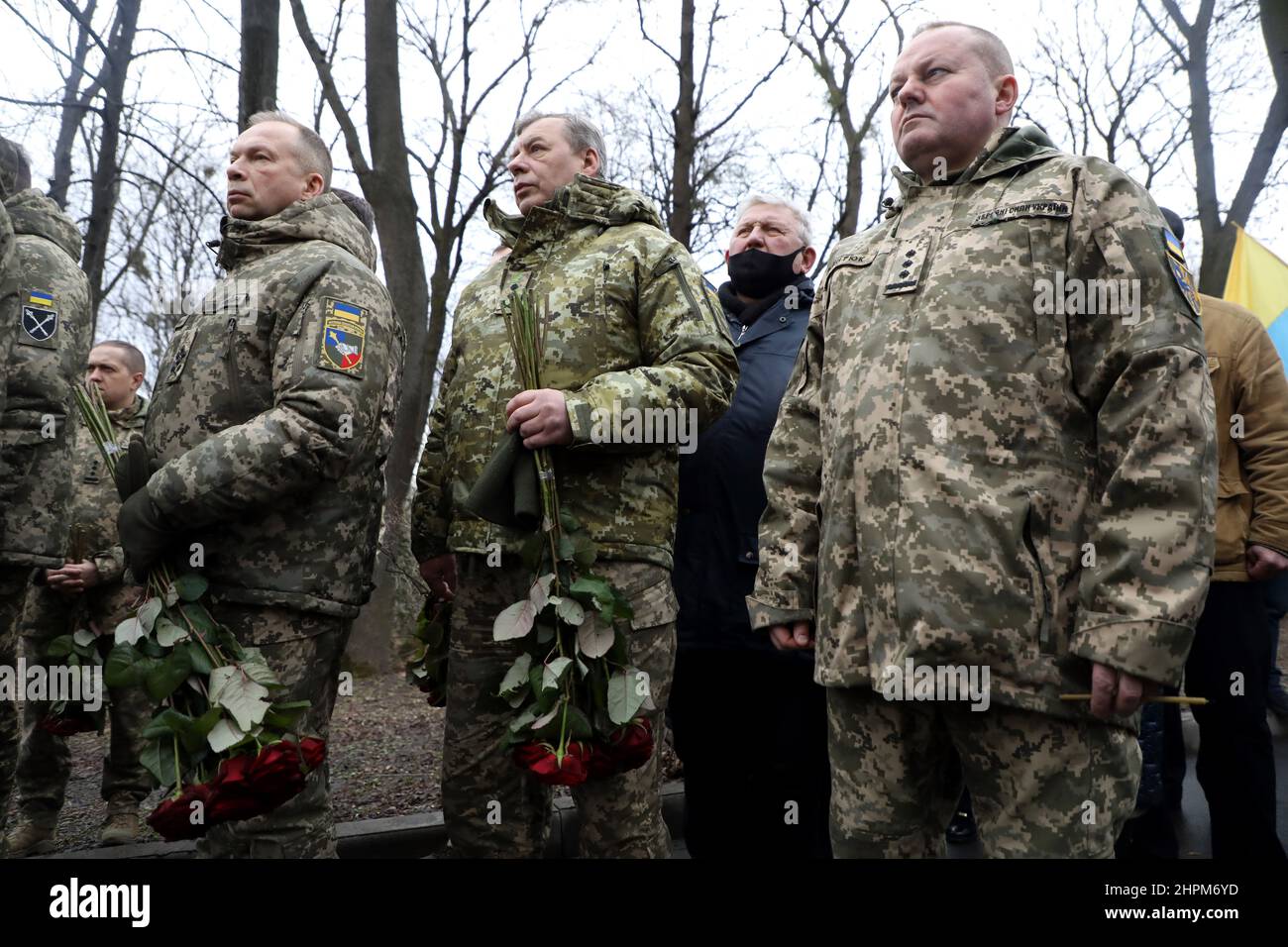 KYIV, UKRAINE - FEBRUARY 19, 2022 - Commander of the Army of the Armed ...