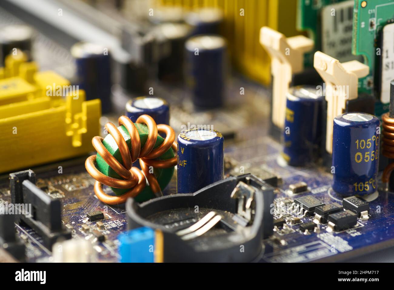 Old computer system unit with spider web and dust inside Stock Photo ...