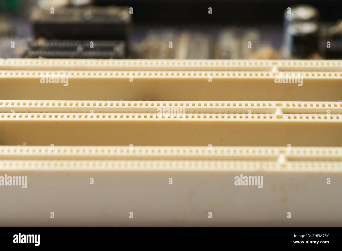 Old computer system unit with spider web and dust inside Stock Photo ...