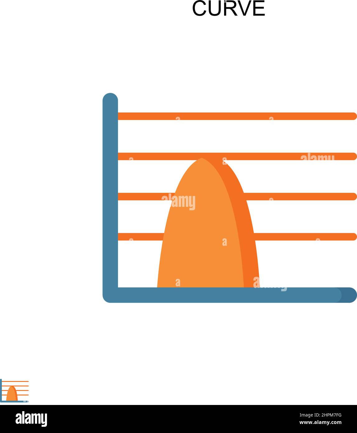 Simple white curve arrow hi-res stock photography and images - Alamy
