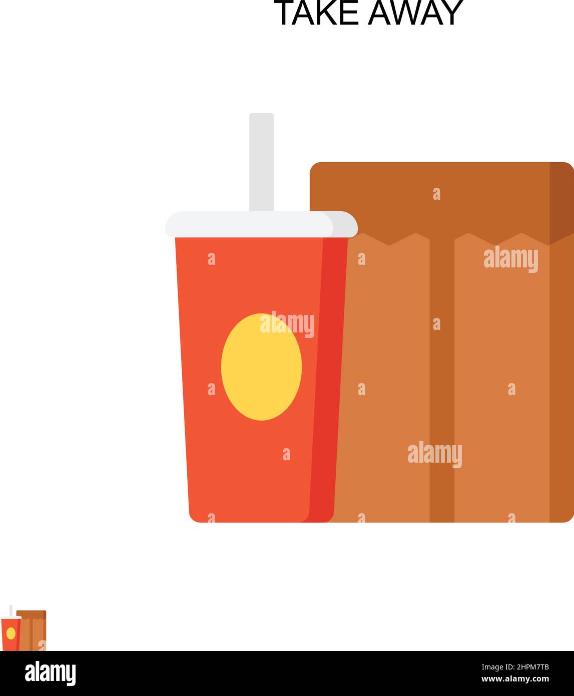 Hand holding white paper bag Stock Vector Images - Alamy