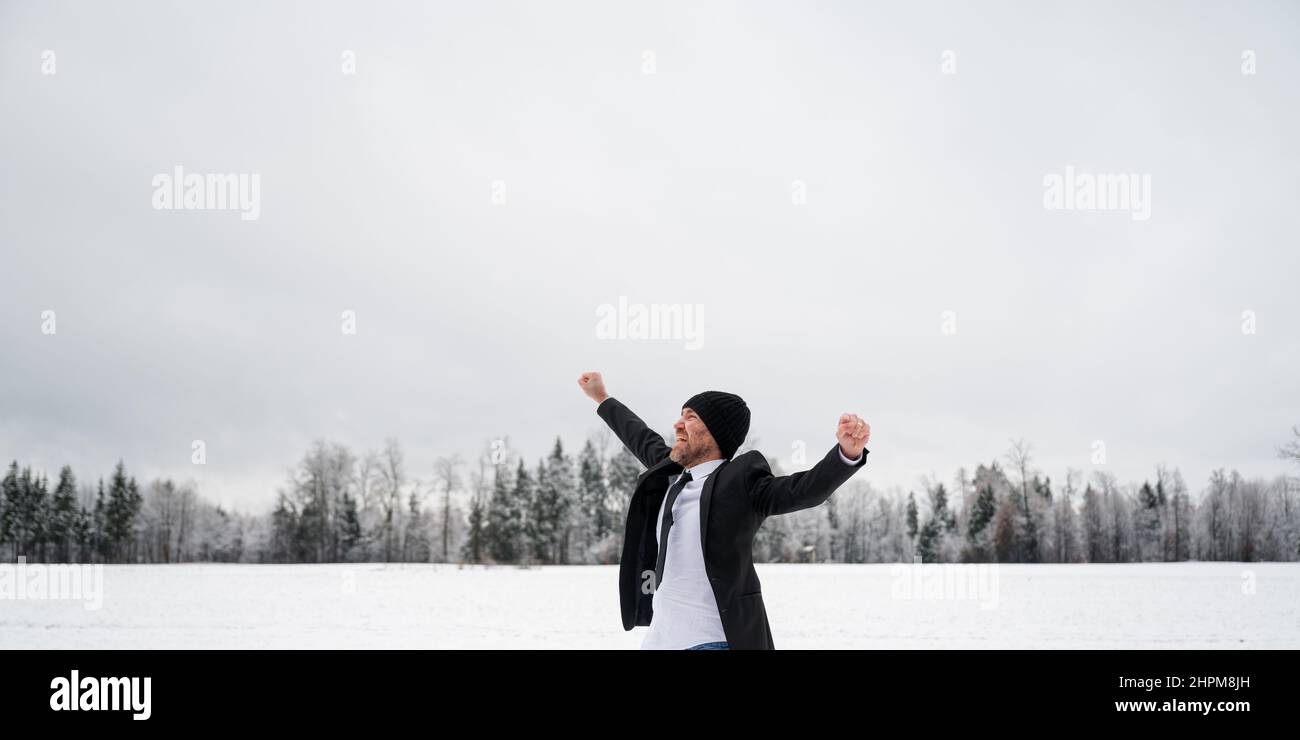 Face excited nature hi-res stock photography and images - Alamy