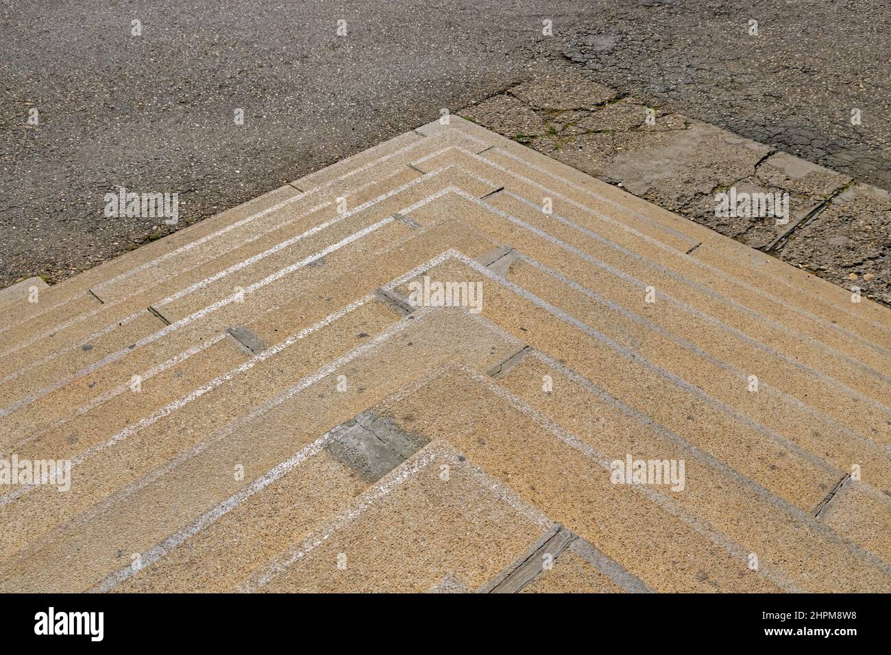Corner Stone Stairs Structure in Front of Church Stock Photo - Alamy