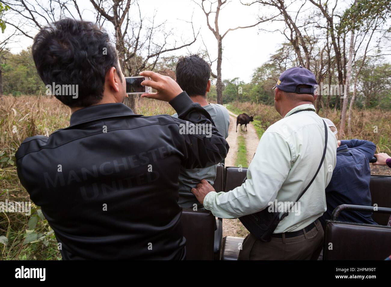 Park ranger of the anti-poaching project Chitwan National Park Nepal ...