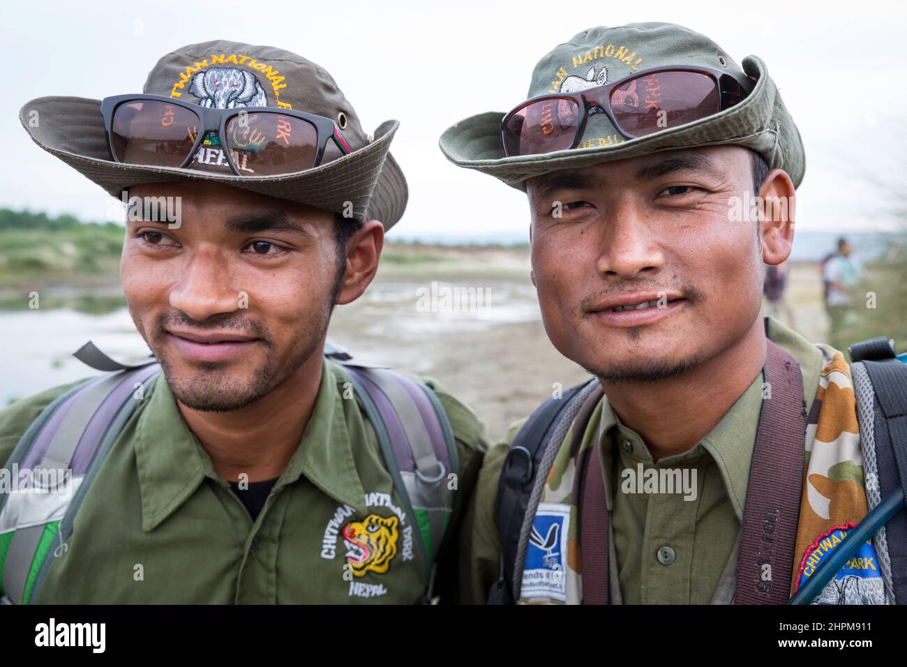 Park ranger of the anti-poaching project Chitwan National Park Nepal ...