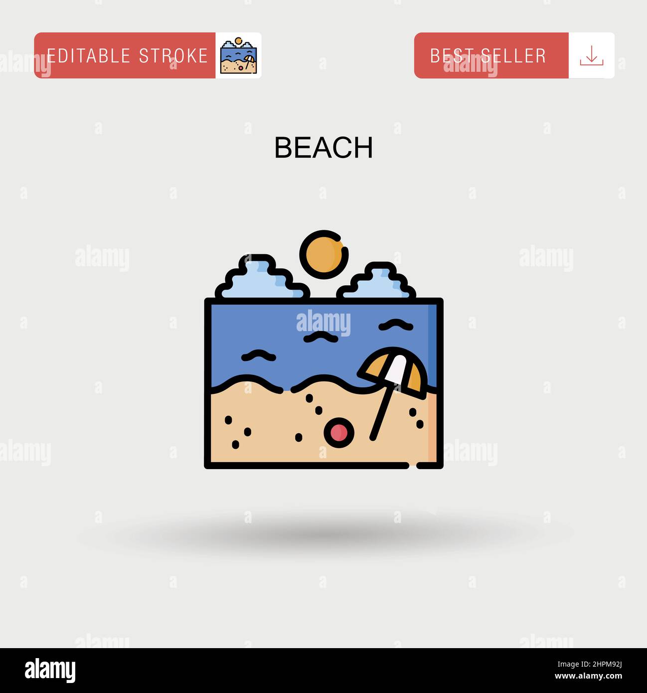 Maldives island beach Stock Vector Images - Alamy