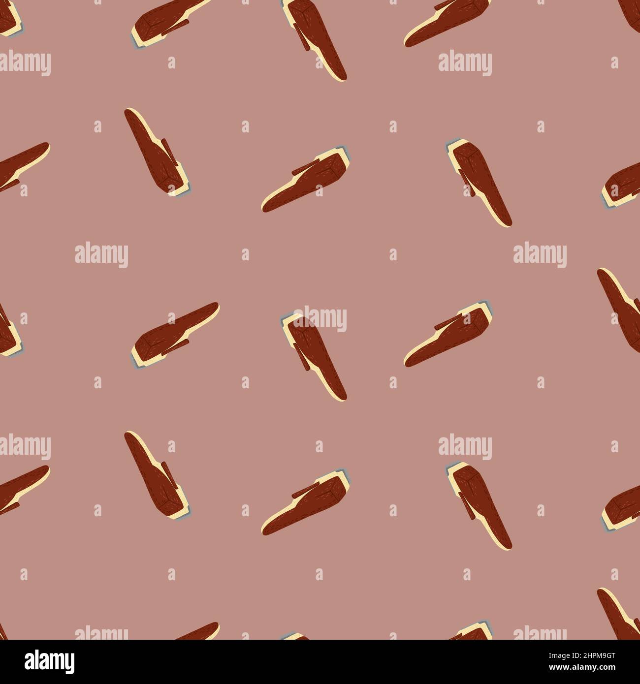 Clippers seamless pattern on. Vintage barber shops elements in doodle ...