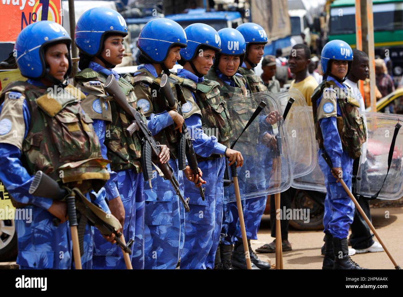 UN Women Power in Monrovia, Liberia. The deployment of the Indian ...
