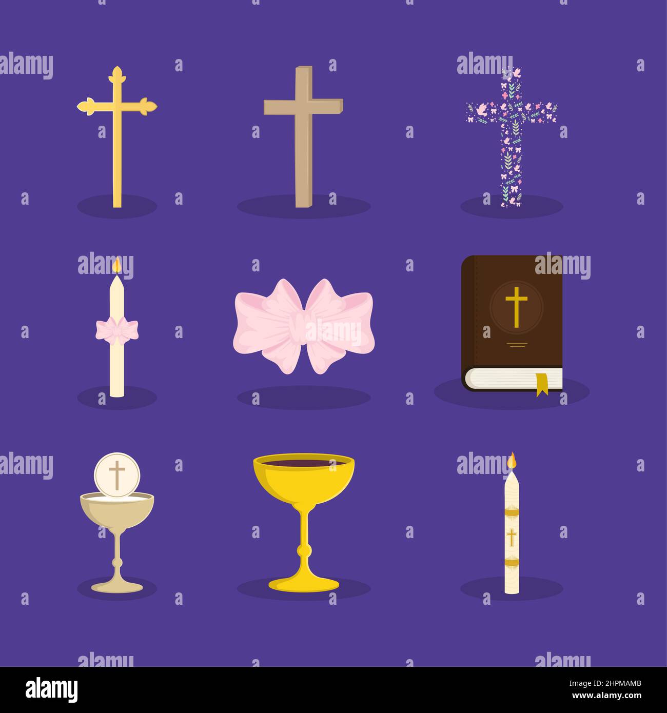 first communion icons Stock Vector Image & Art - Alamy