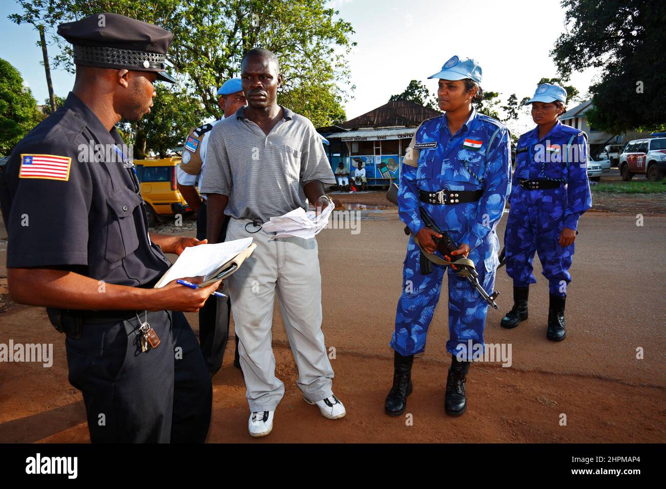 UN Women Power in Monrovia, Liberia. The deployment of the Indian ...