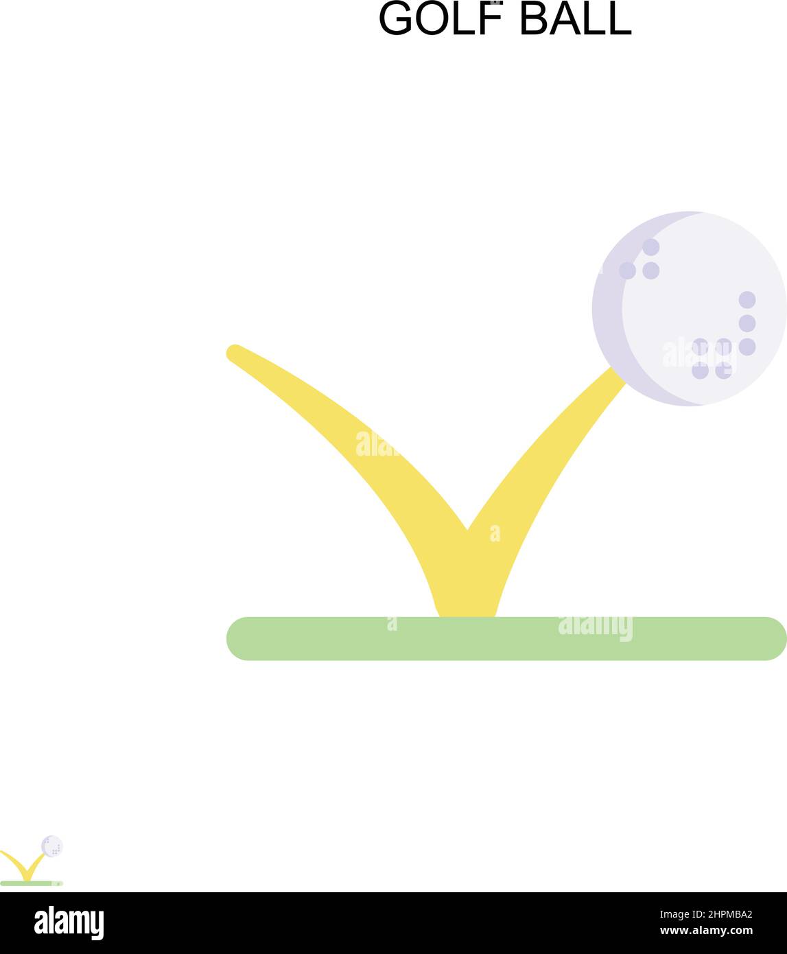 Golf ball detail Stock Vector Images - Alamy