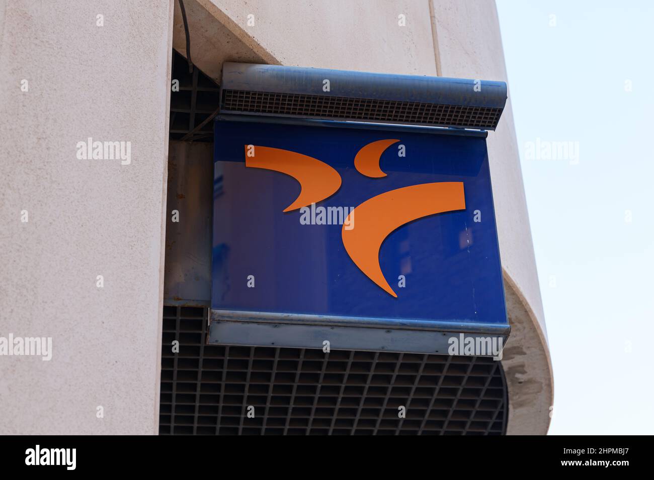 VALENCIA, SPAIN - FEBRUARY 22, 2022: MGS is a Spanish insurance company ...