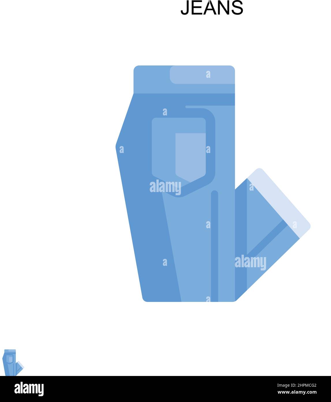 Jeans Stock Vector Images - Alamy