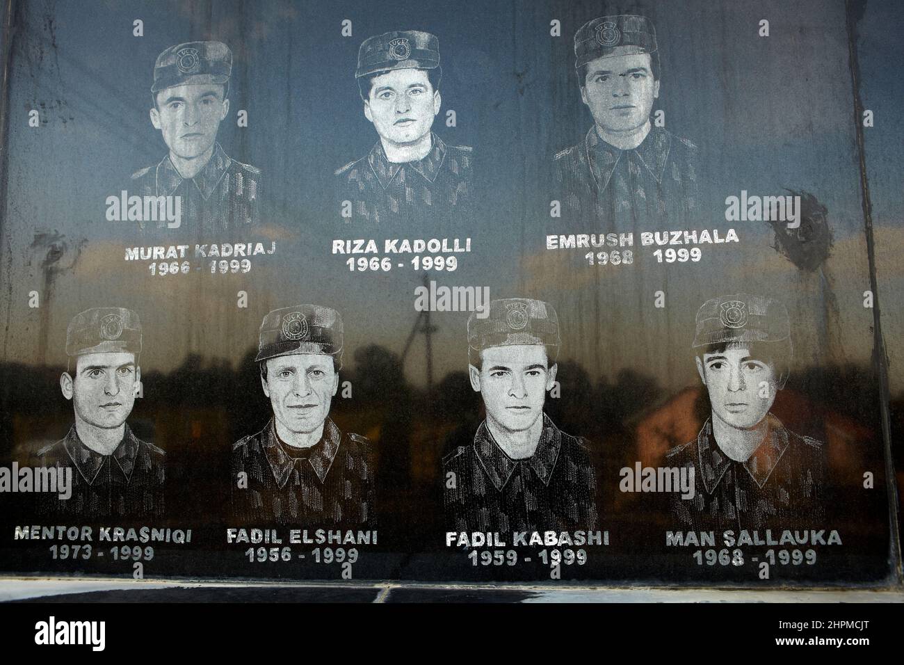In the mountains of Kosovo near the mountain community of Budakova near ...