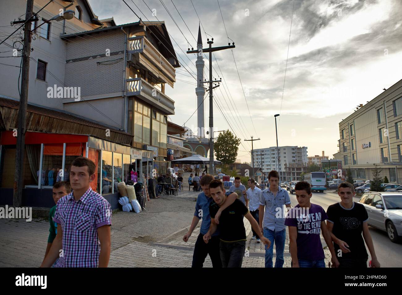 In the mountains of Kosovo near the mountain community of Budakova near ...
