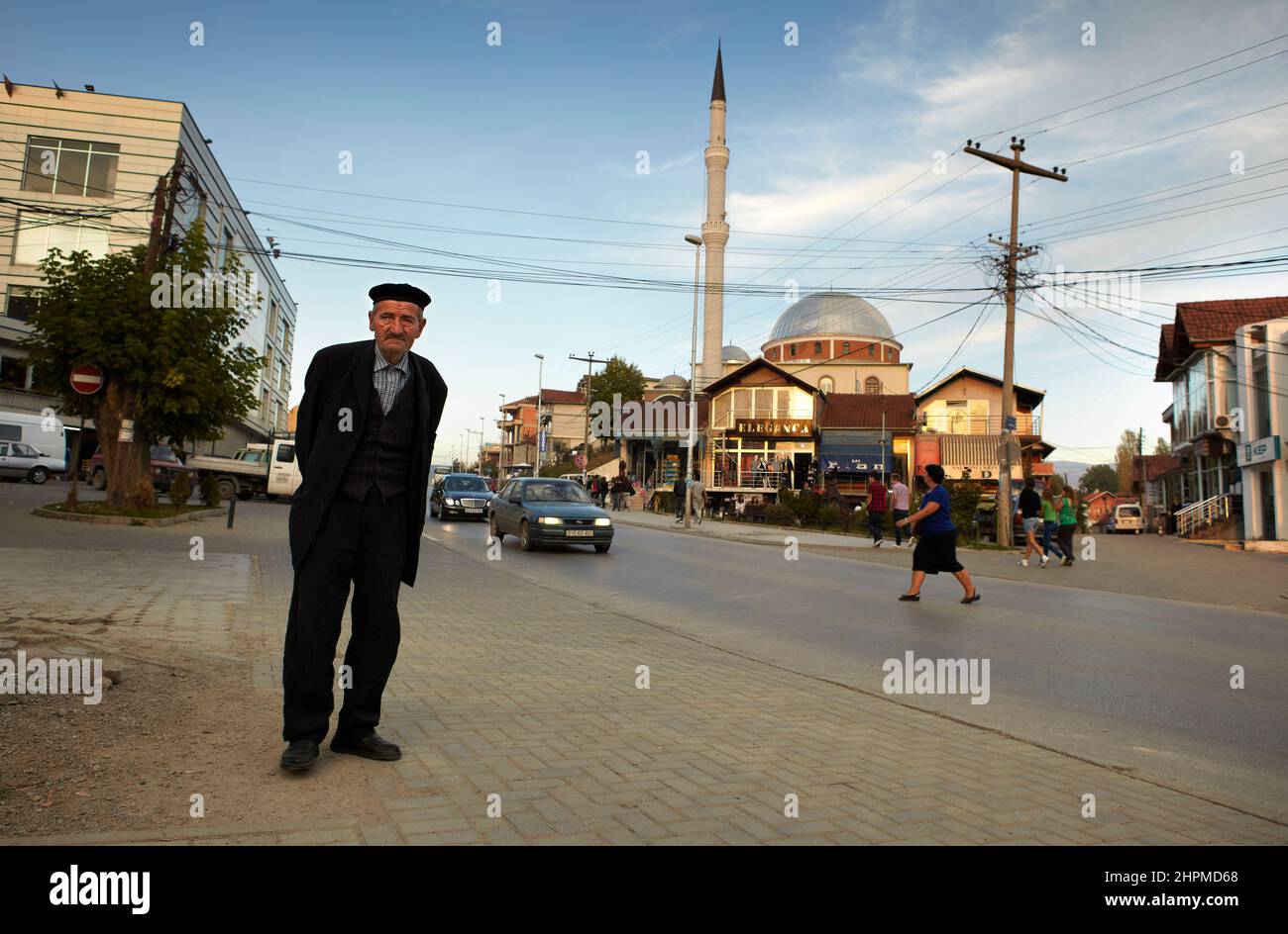 In the mountains of Kosovo near the mountain community of Budakova near ...