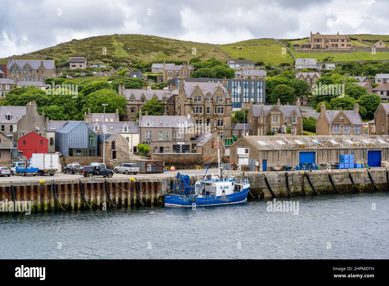 View of Stromness harbour from the arriving ferry – Stromness, Mainland ...
