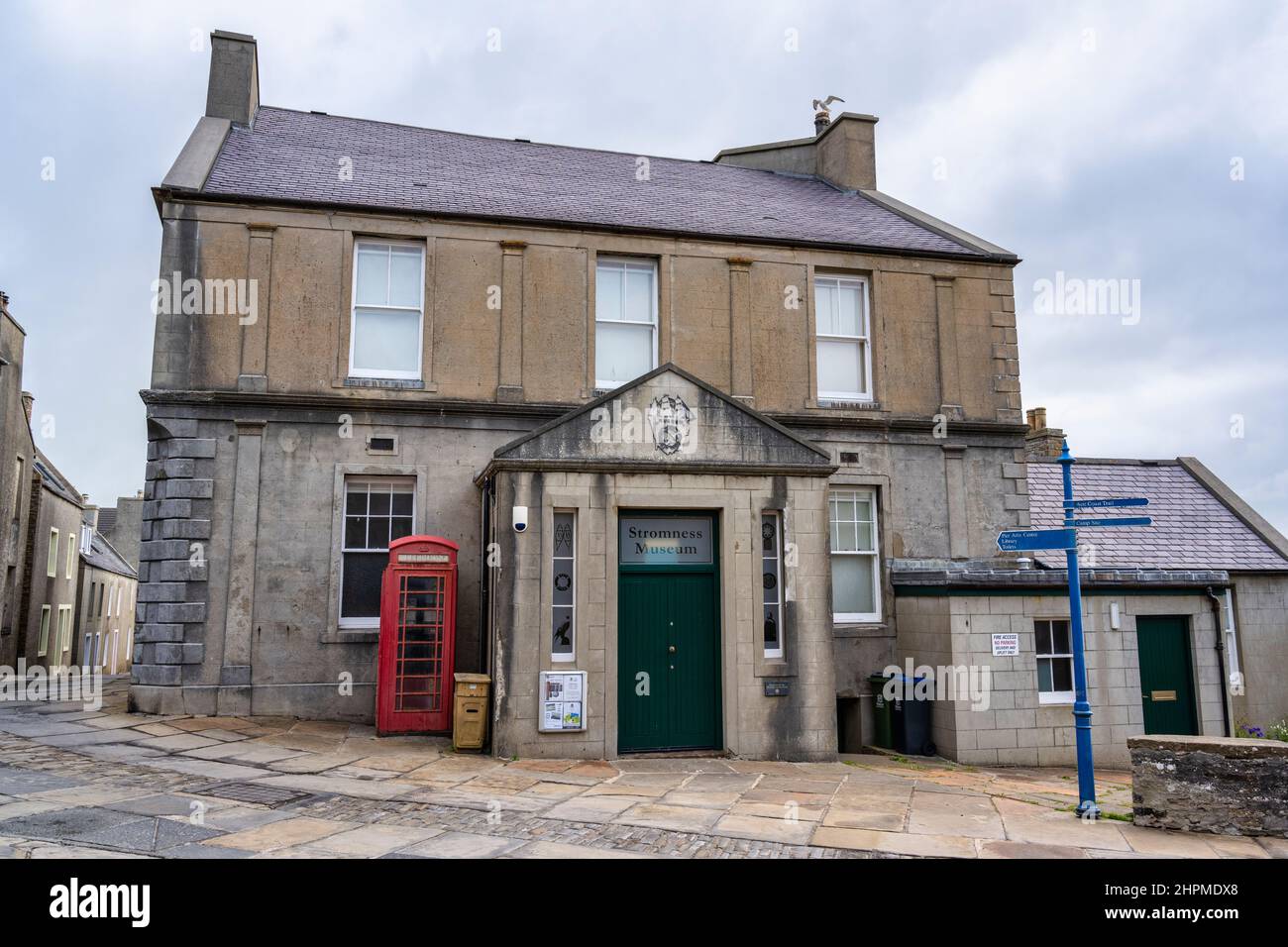Stromness Museum building, formerly the Town Hall, on Alfred Street in ...