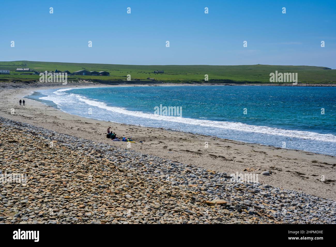 View looking south across Bay of Skaill near Sandwick on Mainland ...