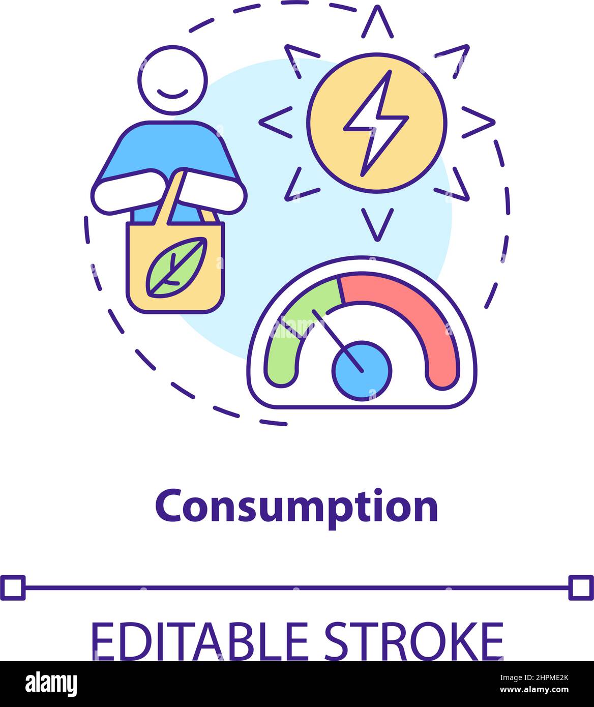 Circular consumption Stock Vector Images - Alamy