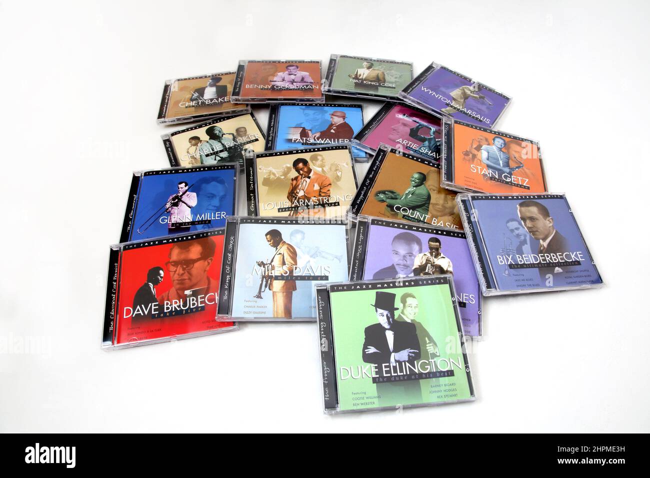 Collection of Jazz Music Compact Discs Stock Photo - Alamy