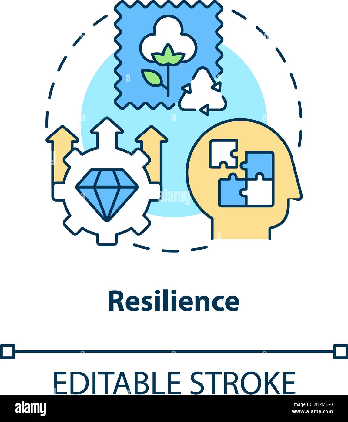 Resilience concept icon Stock Vector Image & Art - Alamy