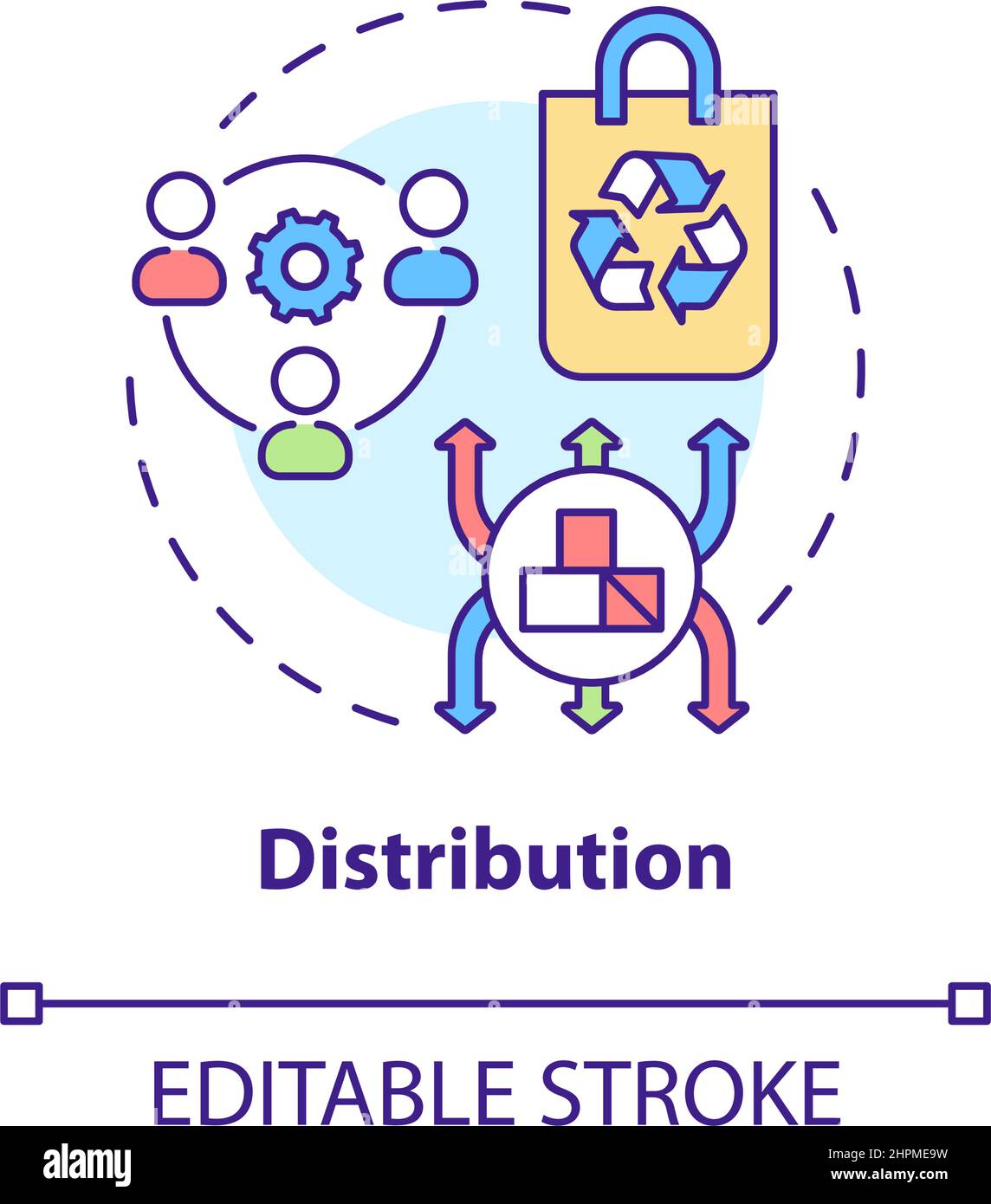 Distribution concept icon Stock Vector Image & Art - Alamy Distribution concept icon Stock Vector Image & Art - Alamy