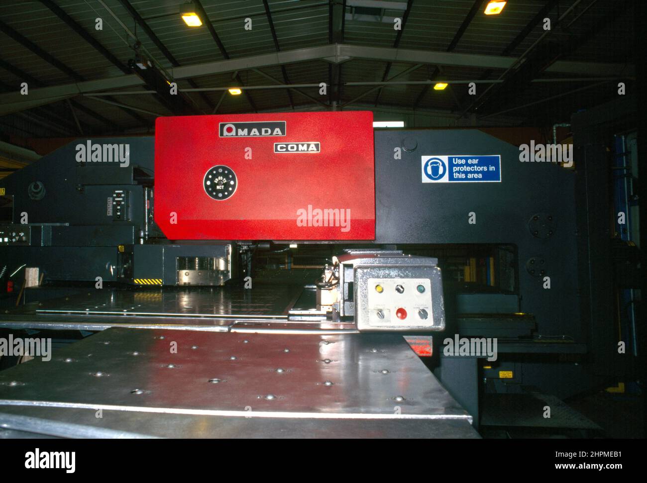 Metal Factory Metal Cutting Crosrol Factory Halifax Stock Photo - Alamy