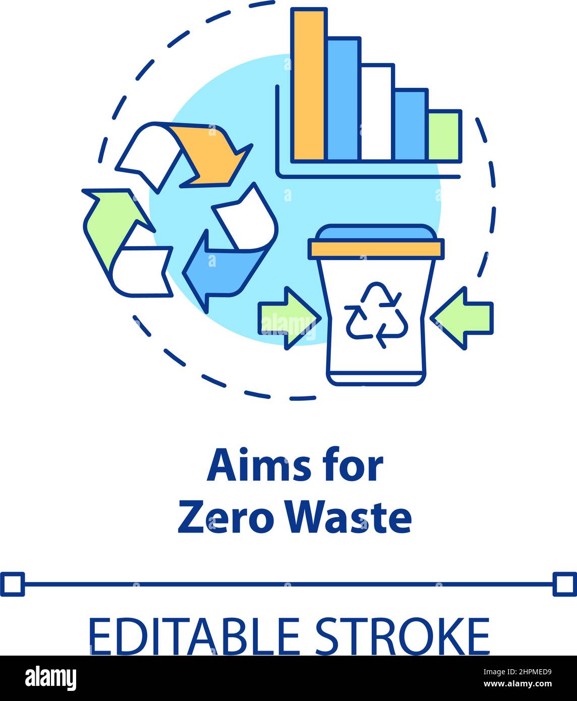 General waste icon hi-res stock photography and images - Alamy