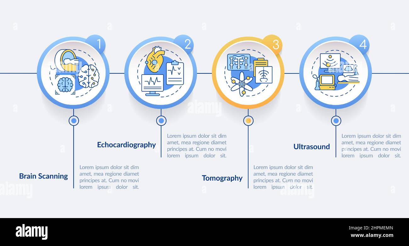 Diagnostic imaging circle infographic template Stock Vector Image & Art ...