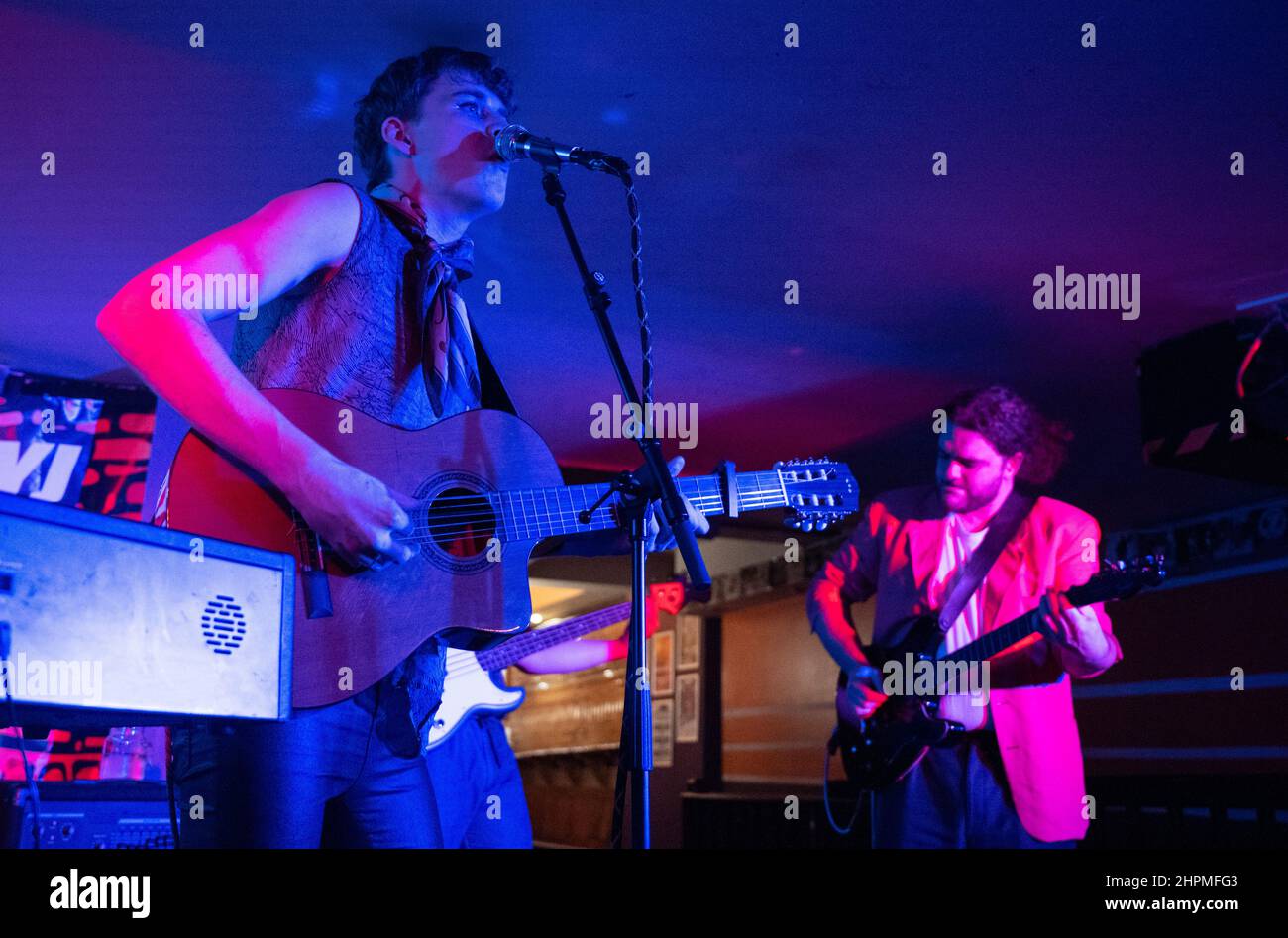 WOŚP charity concert at the Moon, Cardiff, UK Stock Photo - Alamy