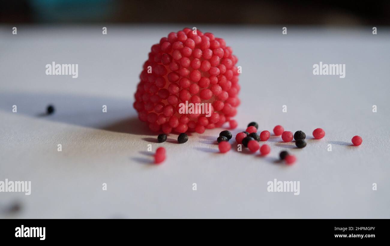 Sweet raspberry candy Stock Photo - Alamy