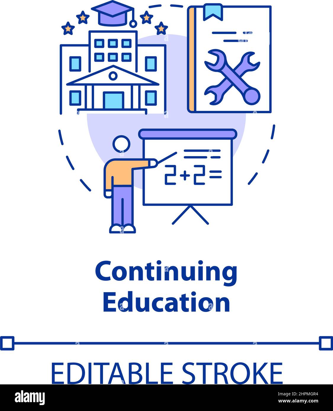Continuing education certificate Stock Vector Images - Alamy