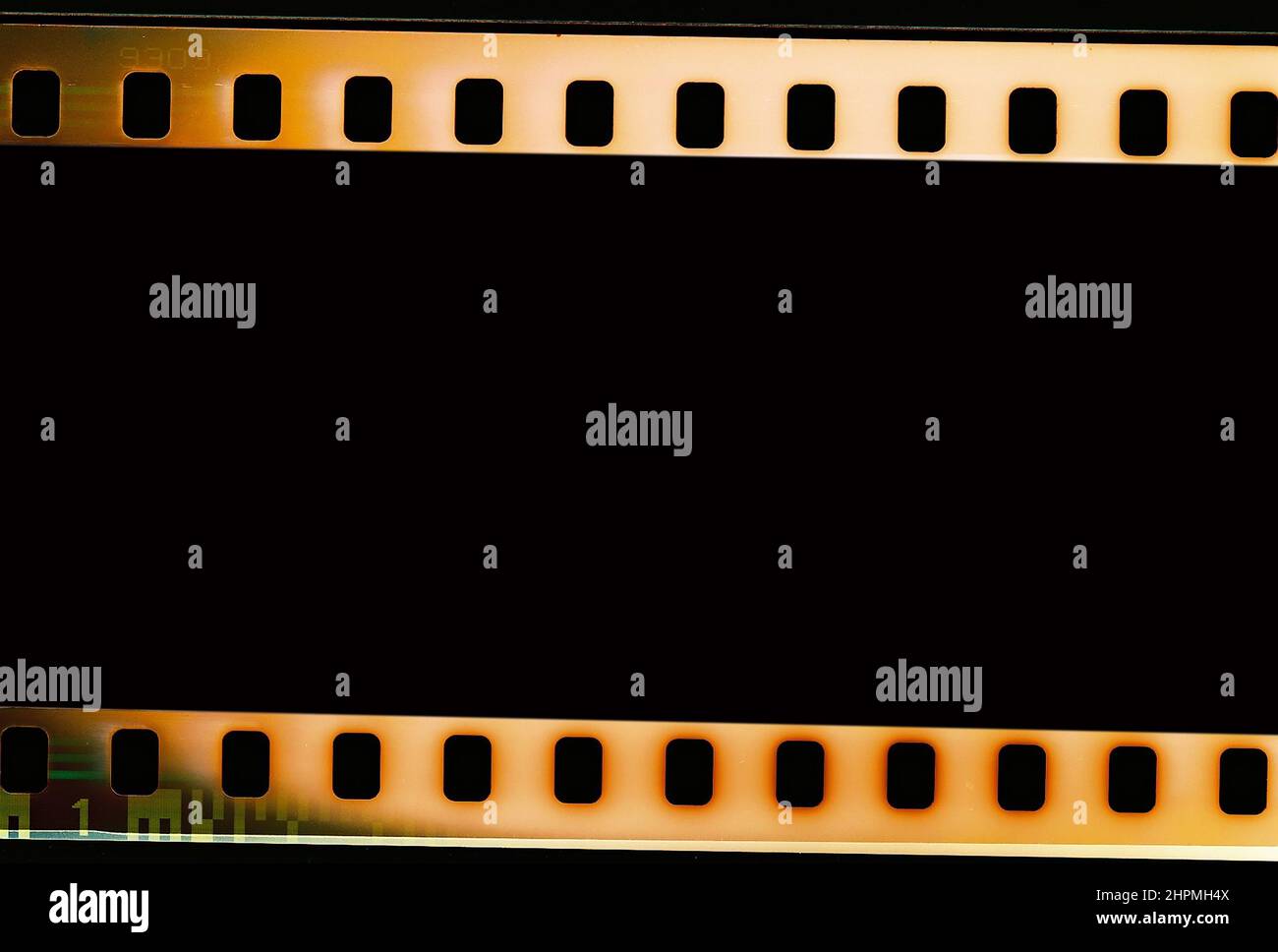 Film scan. Digital number and bezel on film photographs scanned. 35mm ...