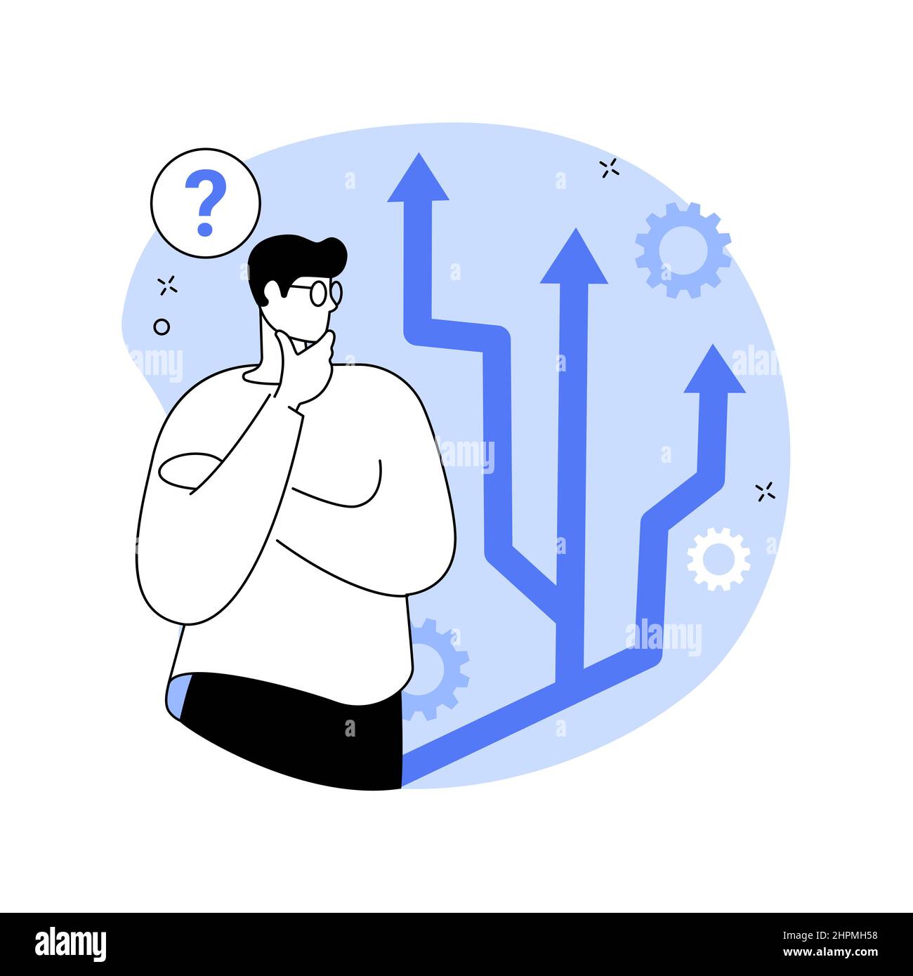 Choice abstract concept vector illustration Stock Vector Image & Art ...