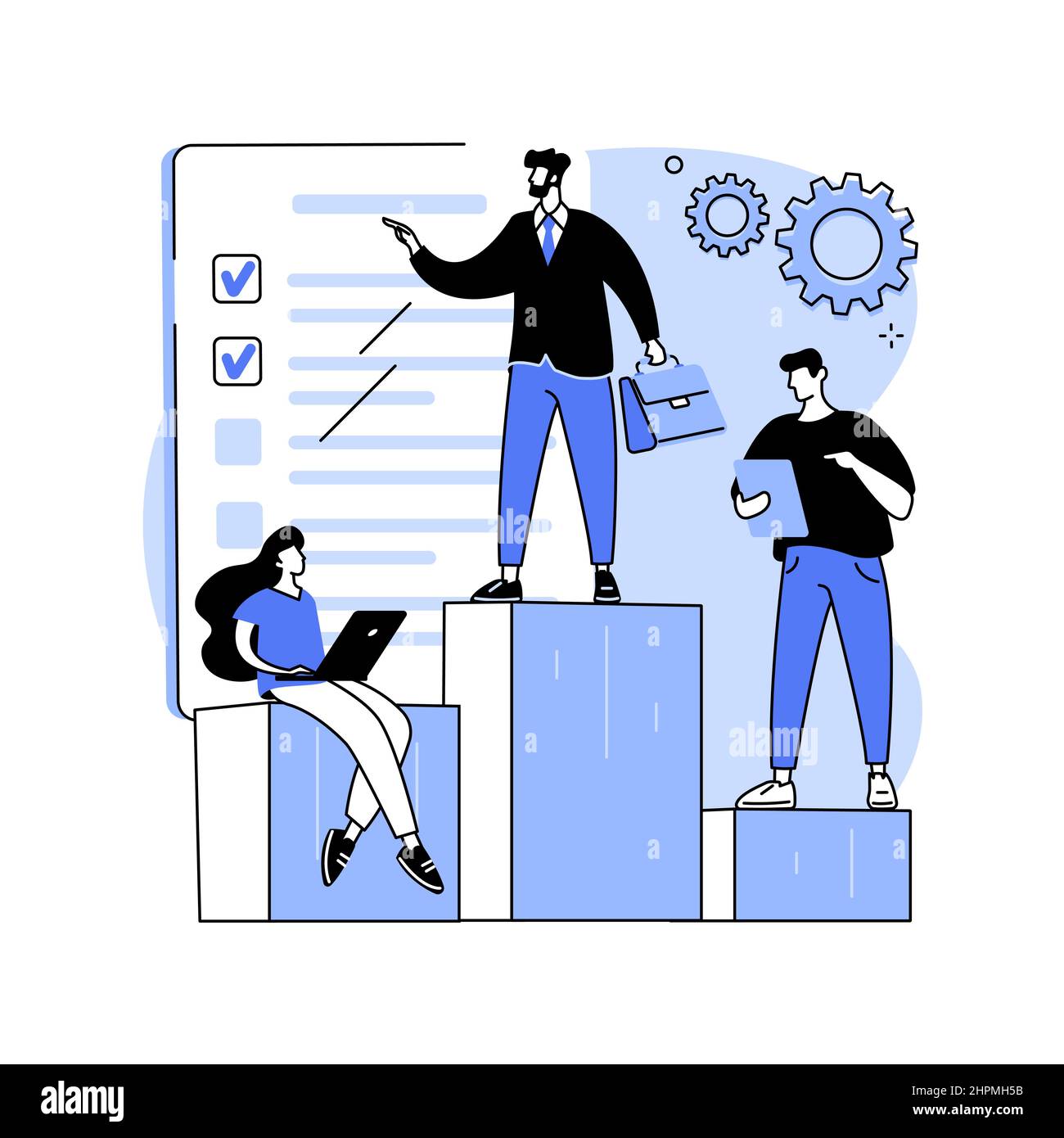 Business hierarchy abstract concept vector illustration Stock Vector ... Business hierarchy abstract concept vector illustration Stock Vector ...