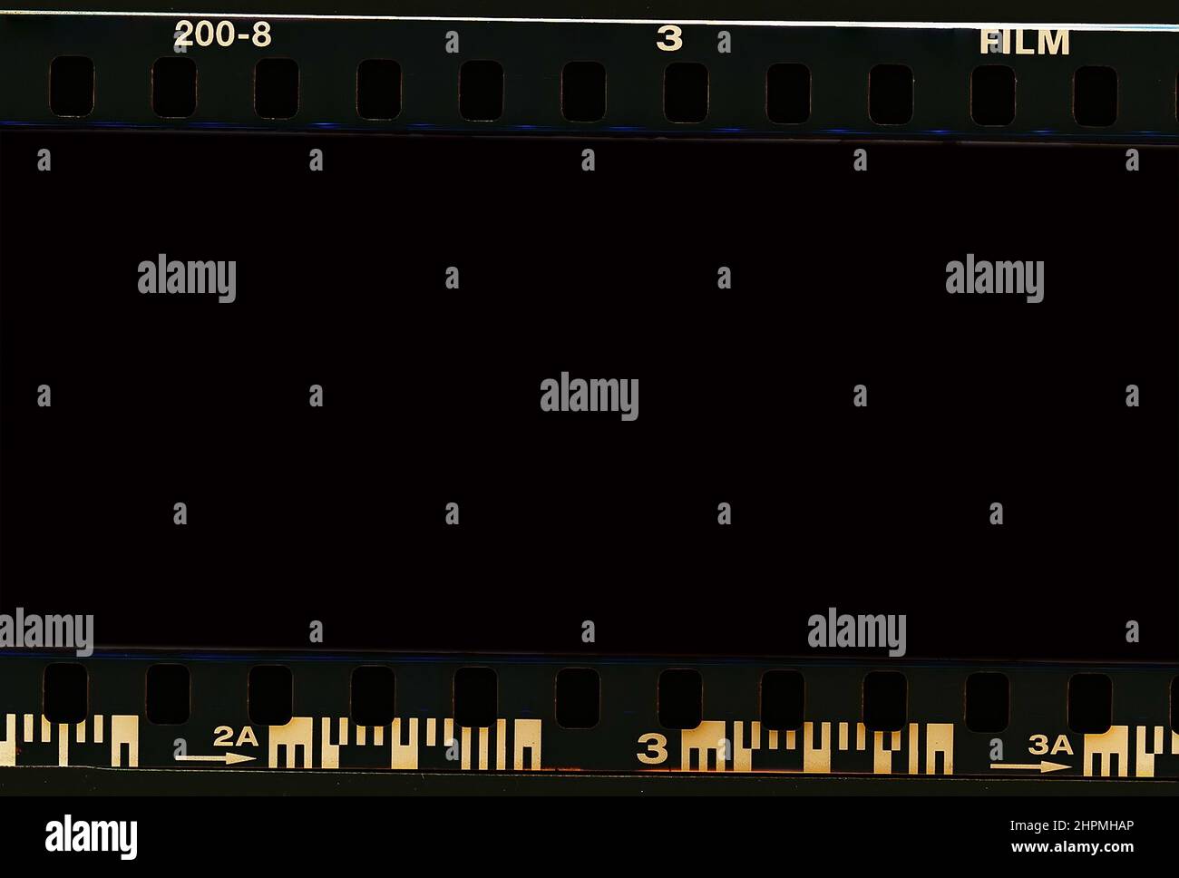 Film scan. Digital number and bezel on film photographs scanned. 35mm ...