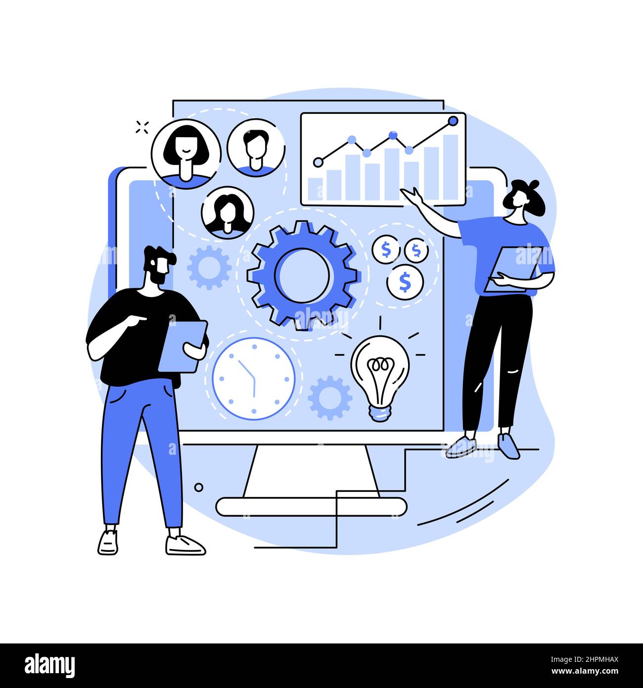 Enterprise architecture abstract concept vector illustration Stock ...