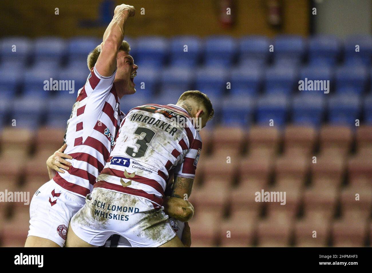 Wigan, England - 18 February 2022 - Morgan Smithies of Wigan Warriors ...