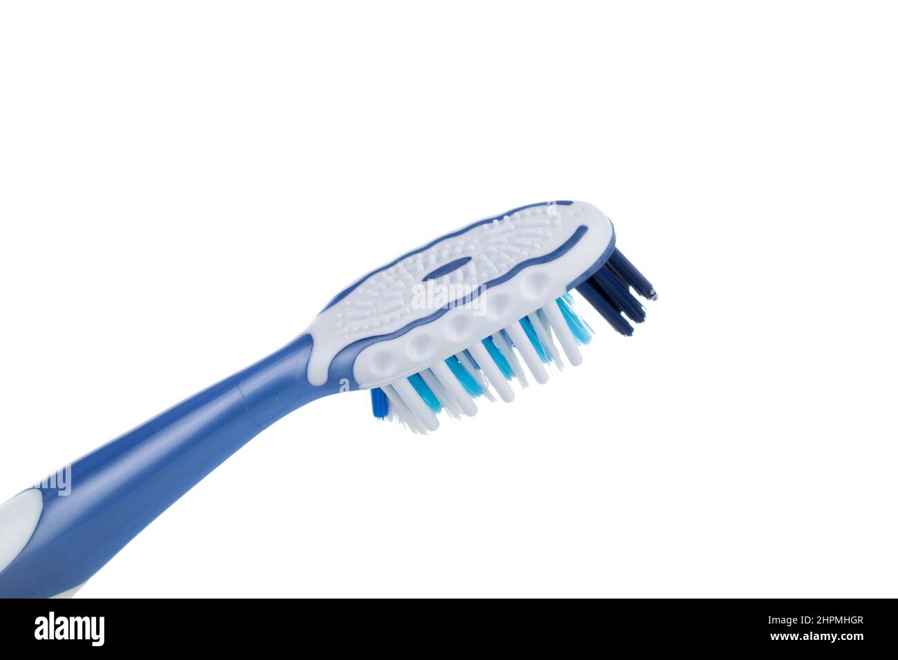 One toothbrush, close-up, isolated on white Stock Photo - Alamy