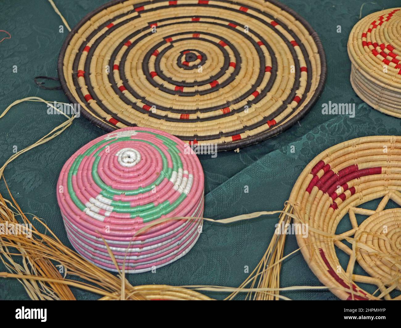 Traditional handicraft baskets of Sardinia Stock Photo - Alamy