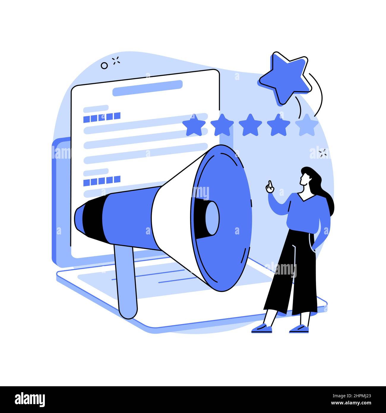 Brand reputation abstract concept vector illustration Stock Vector ...