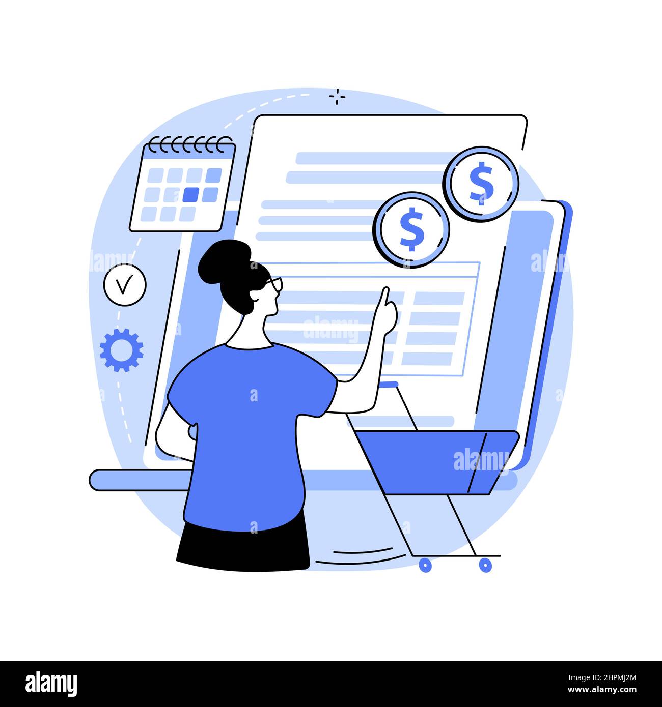 Prepayment terms abstract concept vector illustration Stock Vector ...