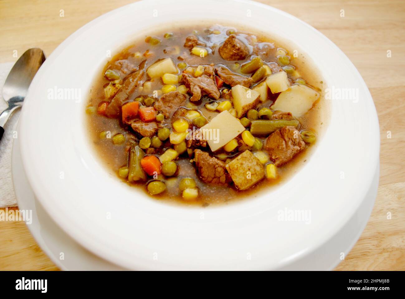 Beef slices served in hi-res stock photography and images - Alamy