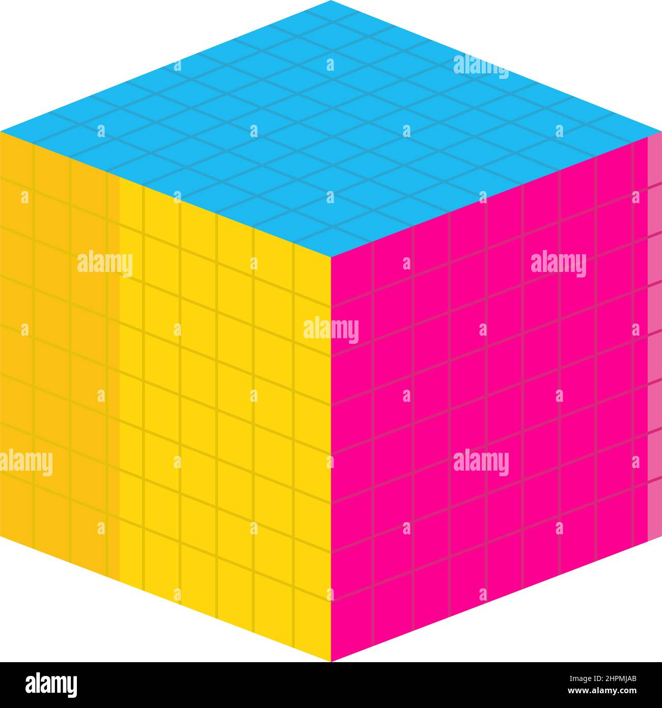 cube toy 90s icon Stock Vector Image & Art - Alamy