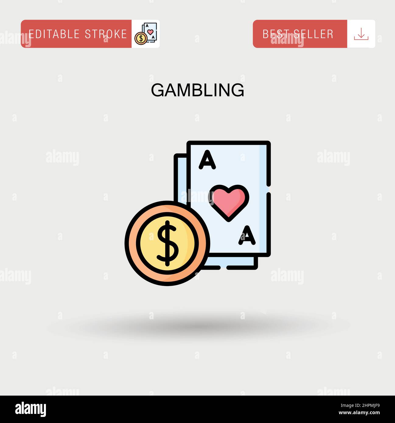 Gambling win Stock Vector Images - Alamy