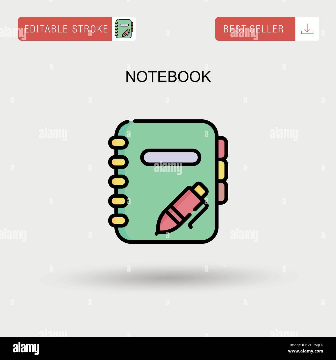 Sheet notebook paper icon hi-res stock photography and images - Alamy