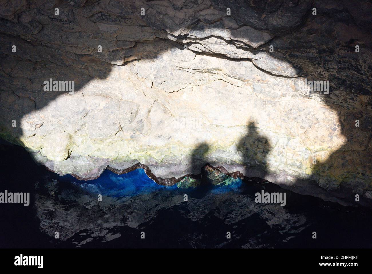 The Blue Eye in cave, Buracona, Buracona-Ragonda, Sal (IIha do Sal ...